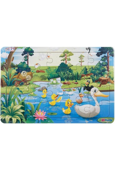 Witty Puzzlezz 20 Parça Puzzle : Ördek Sürüsü Witty Puzzlezz 20 Parça Puzzle : Ördek Sürüsü