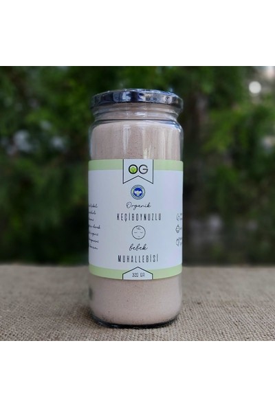 OG natural Organik Keçiboynuzlu Bebek Muhallebisi Karışımı 320 gr +8 A