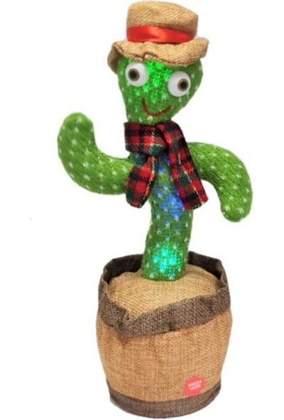 Bigstoy Konuşan Dans Eden Kaktüs Müzikli Işıklı Saksı Peluş Oyuncak Cactus Toy Bigstoy Konuşan Dans Eden Kaktüs Müzikli Işıklı Saksı Peluş Oyuncak Cactus Toy