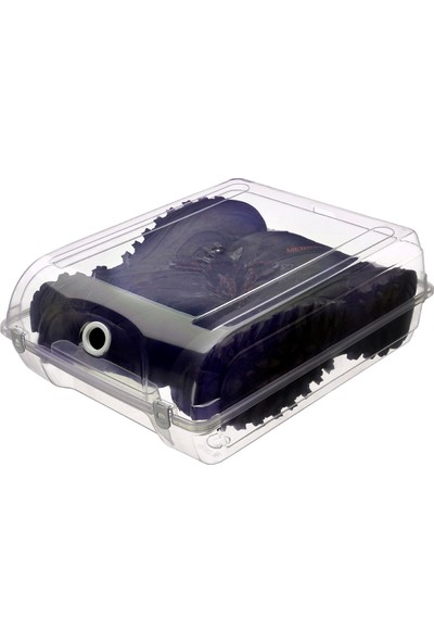 Gondol Plastik Gondol Kilitli Kapaklı Şeffaf Bot ve Çizme Kutusu (L)