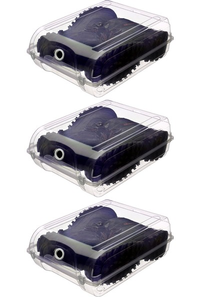 Gondol Plastik Gondol Kilitli Kapaklı Şeffaf Bot ve Çizme Kutusu (L) 3 Adet