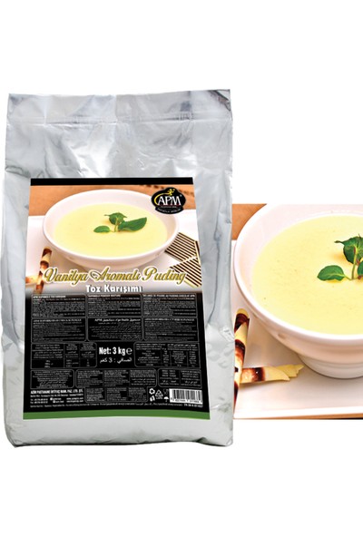 Apm Vanilya Aromalı Puding Toz Karışımı