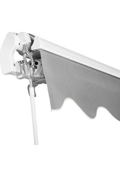 Okan Oto Düz Renk Mafsallı Tente Polyester 2.5m - 3m