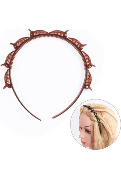 Takıştır Kahverengi Saç Bükücü Taç