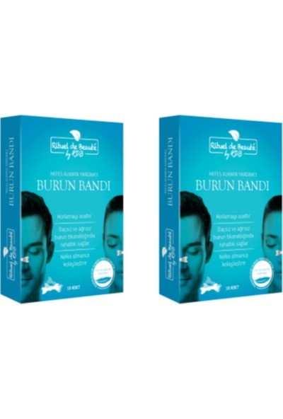 Rituel de Beaute Horlama Önleyici Burun Bandı 2 Kutu 20 Adet Rituel de Beaute Horlama Önleyici Burun Bandı 2 Kutu 20 Adet