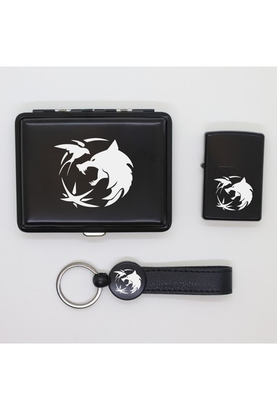 Ada Lazer Kişiye Özel The Witcher Metal Tabaka, Zippo Çakmak ve Anahtarlık Seti Ada Lazer Kişiye Özel The Witcher Metal Tabaka, Zippo Çakmak ve Anahtarlık Seti