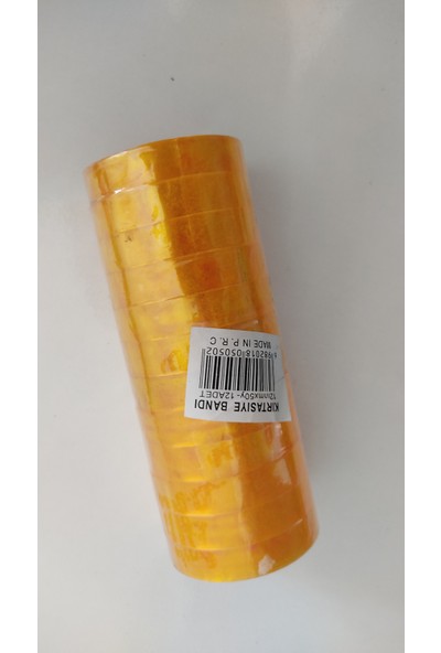 Kırgıl Şeffaf Para Bandı 50 Metre 12'li