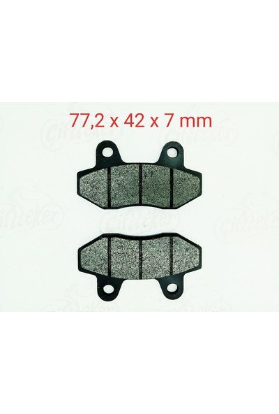 Motozenn 151RS Arka Fren Disk Balatası 7 mm Motozenn 151RS Arka Fren Disk Balatası 7 mm