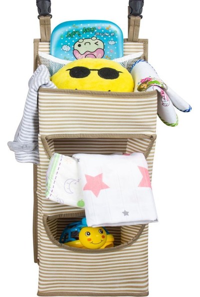 Lady Moda Beşik Organizer | Bebek Odası Organizer Mia Kahve