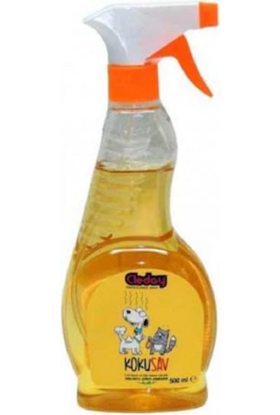 Cleday Kedi Köpek Kokusavar Uzaklaştırıcı Sprey 500 Ml. Cleday Kedi Köpek Kokusavar Uzaklaştırıcı Sprey 500 Ml.