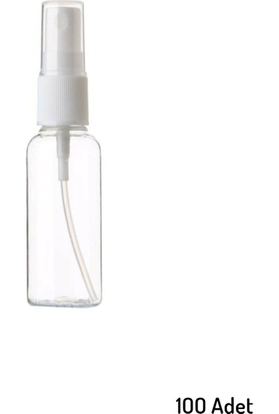 Juliano 100 Adet Boş Şişe Spreyli Kolonya Şişesi Doldurulabilir Cep Plastik Parfüm Şişesi 30 ml Juliano 100 Adet Boş Şişe Spreyli Kolonya Şişesi Doldurulabilir Cep Plastik Parfüm Şişesi 30 ml
