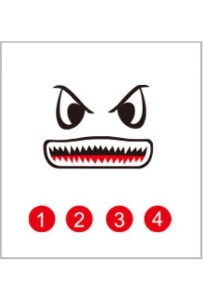 Profisher Djı Mavic Pro Kuş Kaçıran Köpekbalığı Göz Çıkartma Model5 Profisher Djı Mavic Pro Kuş Kaçıran Köpekbalığı Göz Çıkartma Model5