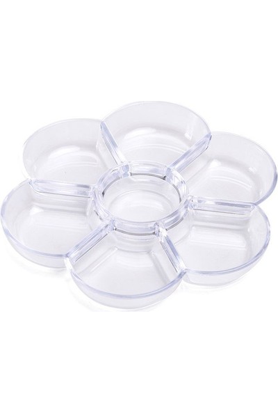 Ümraniye Hobi Sanat 7 Gözlü Papatya Akrilik Palet 18 x 18 cm