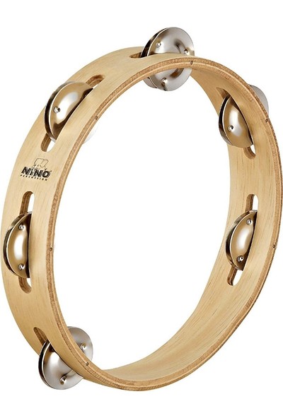 Nino NINO14 Wood 10 Inch Tambourine