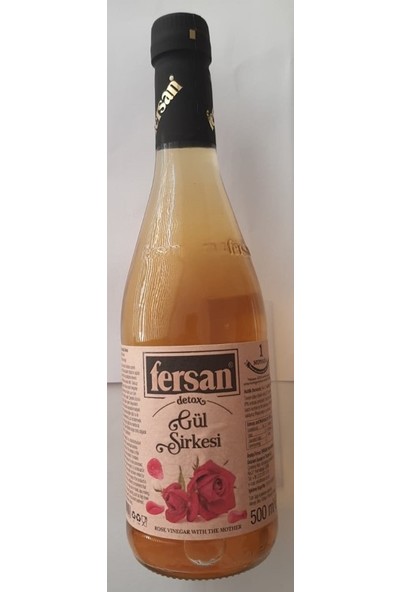 Fersan Gurme Cam Şişe Detox Analı Gül Sirkesi 500 ml