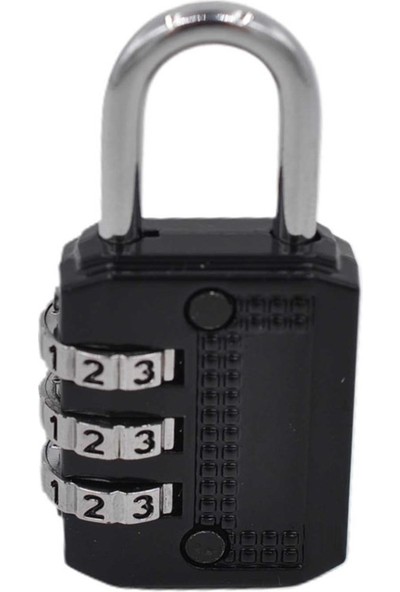 32MM Şifreli Asma Kilit 3 Şifreli Dolap Çekmece Asker Kilidi