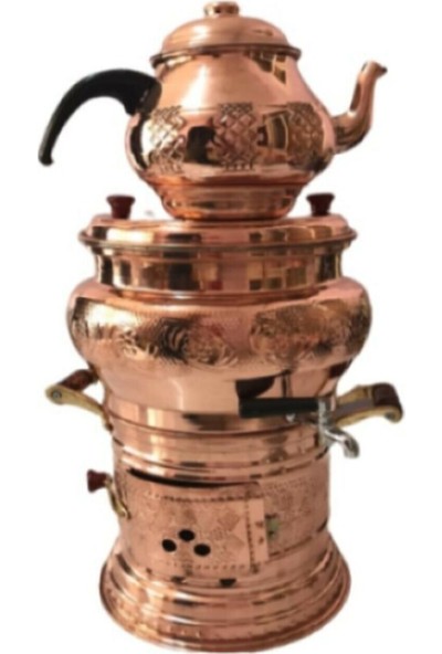 Ahcahome Çay Semaver Odunlu Kömürlü Demlik 7 Lt Ahcahome Çay Semaver Odunlu Kömürlü Demlik 7 Lt