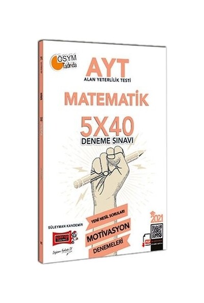 Yargı Yayınevi AYT 2021 Matematik 5X40 Motivasyon Deneme Sınavı Yargı Yayınevi AYT 2021 Matematik 5X40 Motivasyon Deneme Sınavı
