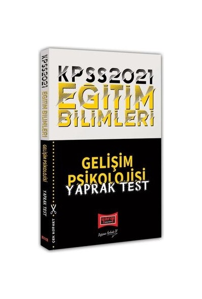 Yargı Yayınları KPSS 2021 Eğitim Bilimleri Gelişim Psikolojisi Yaprak Test Yargı Yayınları KPSS 2021 Eğitim Bilimleri Gelişim Psikolojisi Yaprak Test