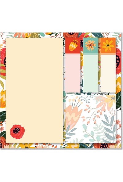 Keskin Color 12x12 5'li Yapışkanlı Not Kağıdı Seti - Spring Keskin Color 12x12 5'li Yapışkanlı Not Kağıdı Seti - Spring