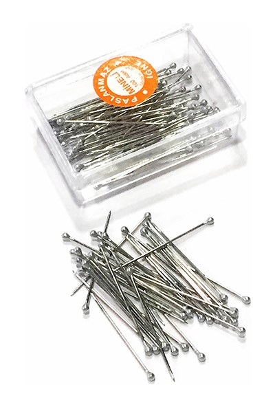 dikkatkesil Gümüş Gri Mineli Başlı Toplu Iğne 30 mm 100'LÜ Paket 1 Adet dikkatkesil Gümüş Gri Mineli Başlı Toplu Iğne 30 mm 100'LÜ Paket 1 Adet
