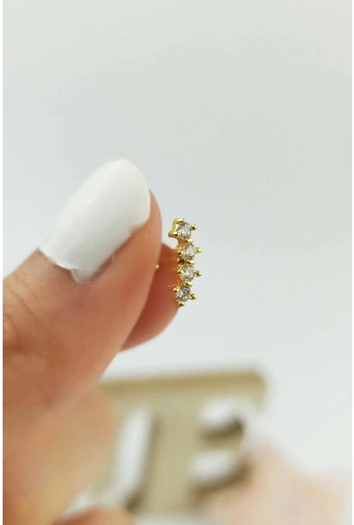 ÇLK Accessories 316 L Çelik Sıra Taşlı Piercing TRPIERCING064 PIER32003 ÇLK Accessories 316 L Çelik Sıra Taşlı Piercing TRPIERCING064 PIER32003