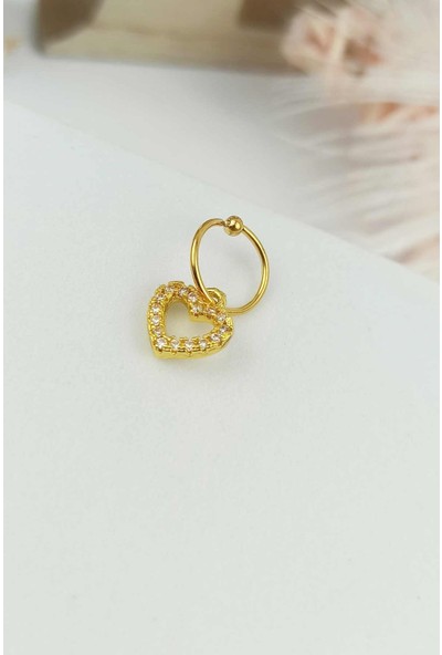 ÇLK Accessories 316 L Çelik Sallantı Taşlı Kalp Halka Piercing TRPIERCING066 PIER32003 ÇLK Accessories 316 L Çelik Sallantı Taşlı Kalp Halka Piercing TRPIERCING066 PIER32003