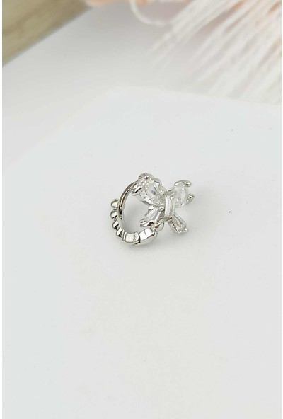 ÇLK Accessories 316 L Çelik Fiyonk Halka Piercing TRPIERCING068 PIER32003 ÇLK Accessories 316 L Çelik Fiyonk Halka Piercing TRPIERCING068 PIER32003