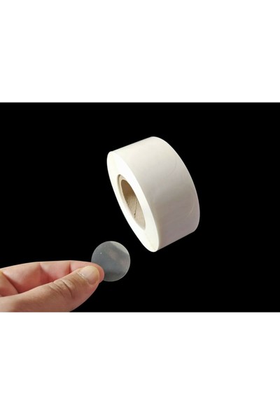 Denge Yuvarlak Kesim Şeffaf Çıkartma Bant Etiket 1000 Adetlik Rulo 2 cm Denge Yuvarlak Kesim Şeffaf Çıkartma Bant Etiket 1000 Adetlik Rulo 2 cm