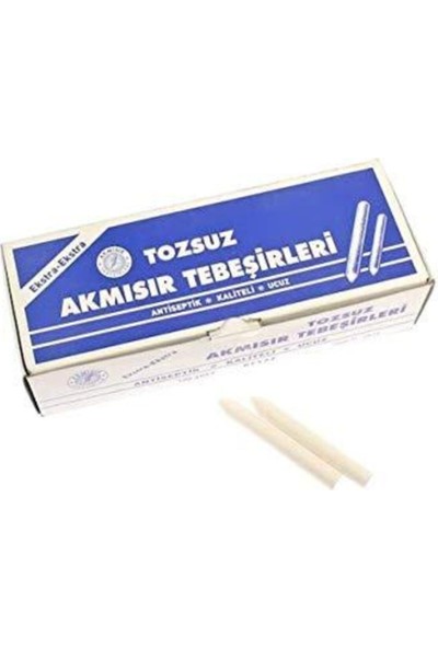 Akmısır 100 Lü Beyaz Tebeşir 1 Paket Akmısır 100 Lü Beyaz Tebeşir 1 Paket
