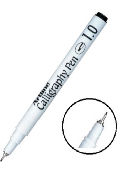 Kaligrafi Kalemi Siyah 1.0 mm Düz Kesik Uç Arabic Ergolıne Calligraphy 1 Adet Kaligrafi Kalemi Siyah 1.0 mm Düz Kesik Uç Arabic Ergolıne Calligraphy 1 Adet