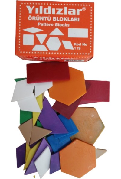 Örüntü Blokları Plastik 32 Li