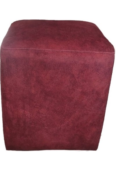 Karakoç Kare 40 x 35 x 35 Bordo Puf