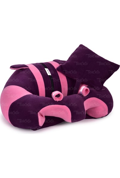 TOKKO Yastık Hediyeli Bebek Bebe Yatmaz Oturma Destek Minderi - Büyük Bebek Oturağı Bebeyatmaz Mor Pembe TOKKO Yastık Hediyeli Bebek Bebe Yatmaz Oturma Destek Minderi - Büyük Bebek Oturağı Bebeyatmaz Mor Pembe