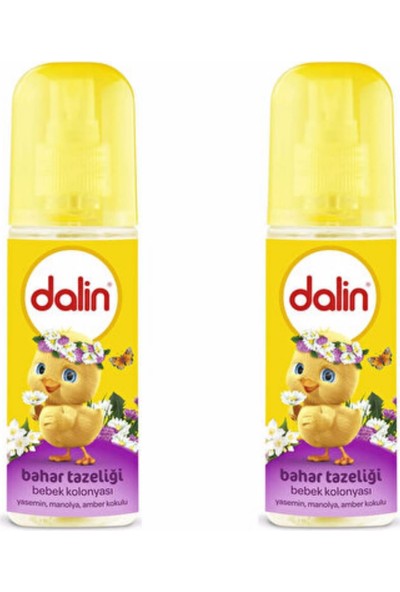 Dalin Bahar Tazeliği Bebek Kolonyası Yasemin, Manolya Amber 150 ml 2'li Dalin Bahar Tazeliği Bebek Kolonyası Yasemin, Manolya Amber 150 ml 2'li