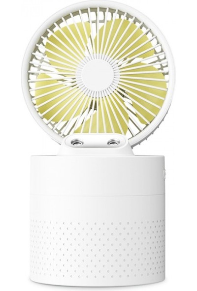 Benks F18 Humidifier USB FAN/WHITE（4000MAH）HAVA Nemlendirme Cihazı