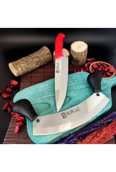 SürLaz Şef Bıçağı Kıyma Bıçağı 2 Parça Set SürLaz Şef Bıçağı Kıyma Bıçağı 2 Parça Set