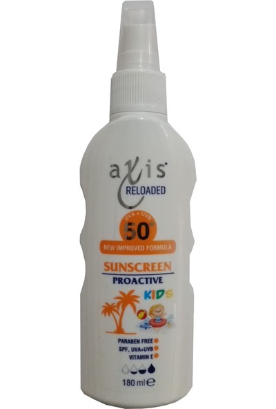 Axis 180 ml Faktor F-50 Milk Güneş Sütü Axis 180 ml Faktor F-50 Milk Güneş Sütü