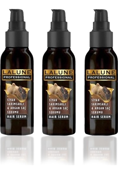 Lalune Professional Siyah Sarımsaklı Argan Saç Serumu 3'lü Lalune Professional Siyah Sarımsaklı Argan Saç Serumu 3'lü
