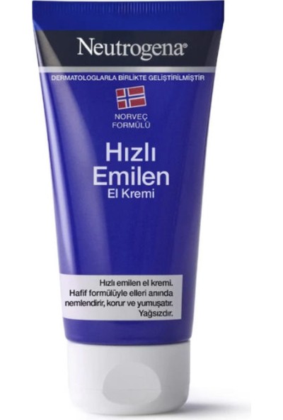 Neutrogena Hızlı Emilen El Kremi 75ML Neutrogena Hızlı Emilen El Kremi 75ML