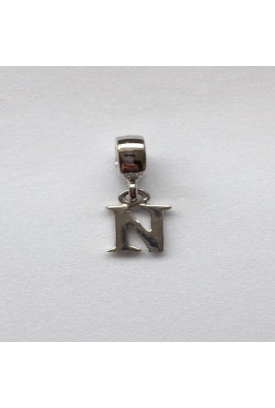 Charm to Charm Pandora Bileklik Uyumlu N Harfi Charm