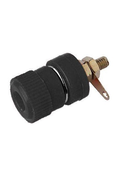 Elektronikport 4mm Born Jak Dişi Soket Büyük Boy Siyah Banana Jack Uyumlu Elektronikport 4mm Born Jak Dişi Soket Büyük Boy Siyah Banana Jack Uyumlu