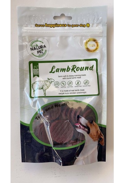 Natura Pet Eco Natura Pet Lamb Round Yumuşak Kuzu Etli Yuvarlak Köpek Ödülü 100 gr Natura Pet Eco Natura Pet Lamb Round Yumuşak Kuzu Etli Yuvarlak Köpek Ödülü 100 gr