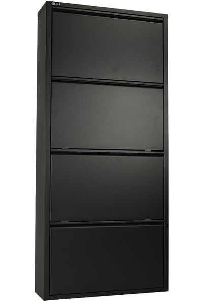 Ata Group 4'lü Metal Ayakkabılık Siyah