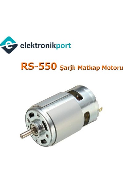 Elektronikport Rs 550 Şarjlı Matkap / Cnc Motoru - Yüksek Kalite