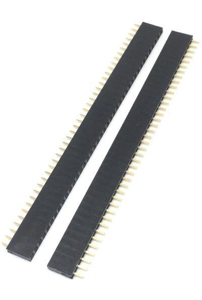 Elektronikport Header Dişi 1X40 Tek Sıra 180 Derece 2.54MM Female Elektronikport Header Dişi 1X40 Tek Sıra 180 Derece 2.54MM Female