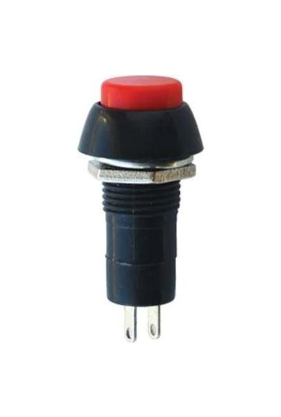 Elektronikport IC-186 Buton Kalmasız Kırmızı 12MM Elektronikport IC-186 Buton Kalmasız Kırmızı 12MM