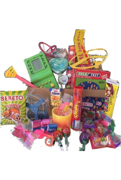 Nostalji Kutusu Dolu Dolu Lezzetler Oyuncaklar