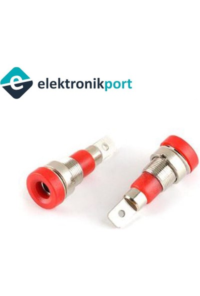 Elektronikport Banana Dişi Jak 4mm Kırmızı - Female Jack Yüksek Kalite Elektronikport Banana Dişi Jak 4mm Kırmızı - Female Jack Yüksek Kalite