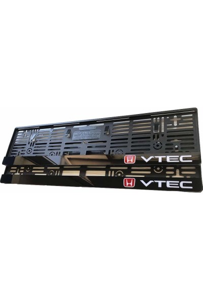 Great Master Honda Vtec Pleksi Plakalık Takımı 2'li Set Plaka Çerçevesi